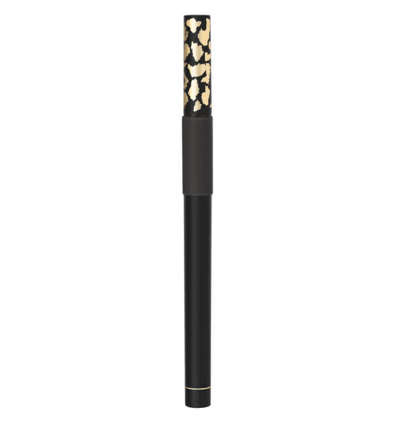 Подводка Stellary для глаз с аппликатором кистью Wild Eyeliner Black, тон 01 черный, 0,6 мл