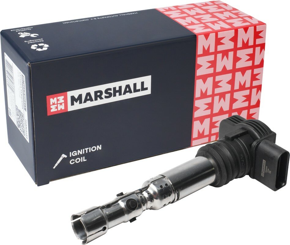 Катушка зажигания MARSHALL MGN8143 Audi A4 B5, B6, B7 95-, A6 C5 97- Skoda Octavia A4 96- Vw Golf IV 97->