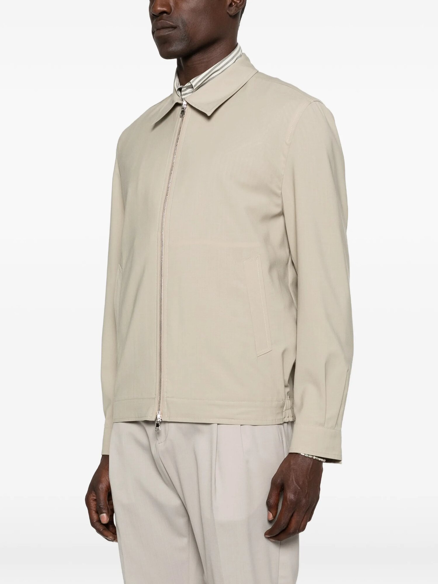 Куртка BRIGLIA 1949 Zip-up collared jacket, размер 50, разноцветный — фото 1