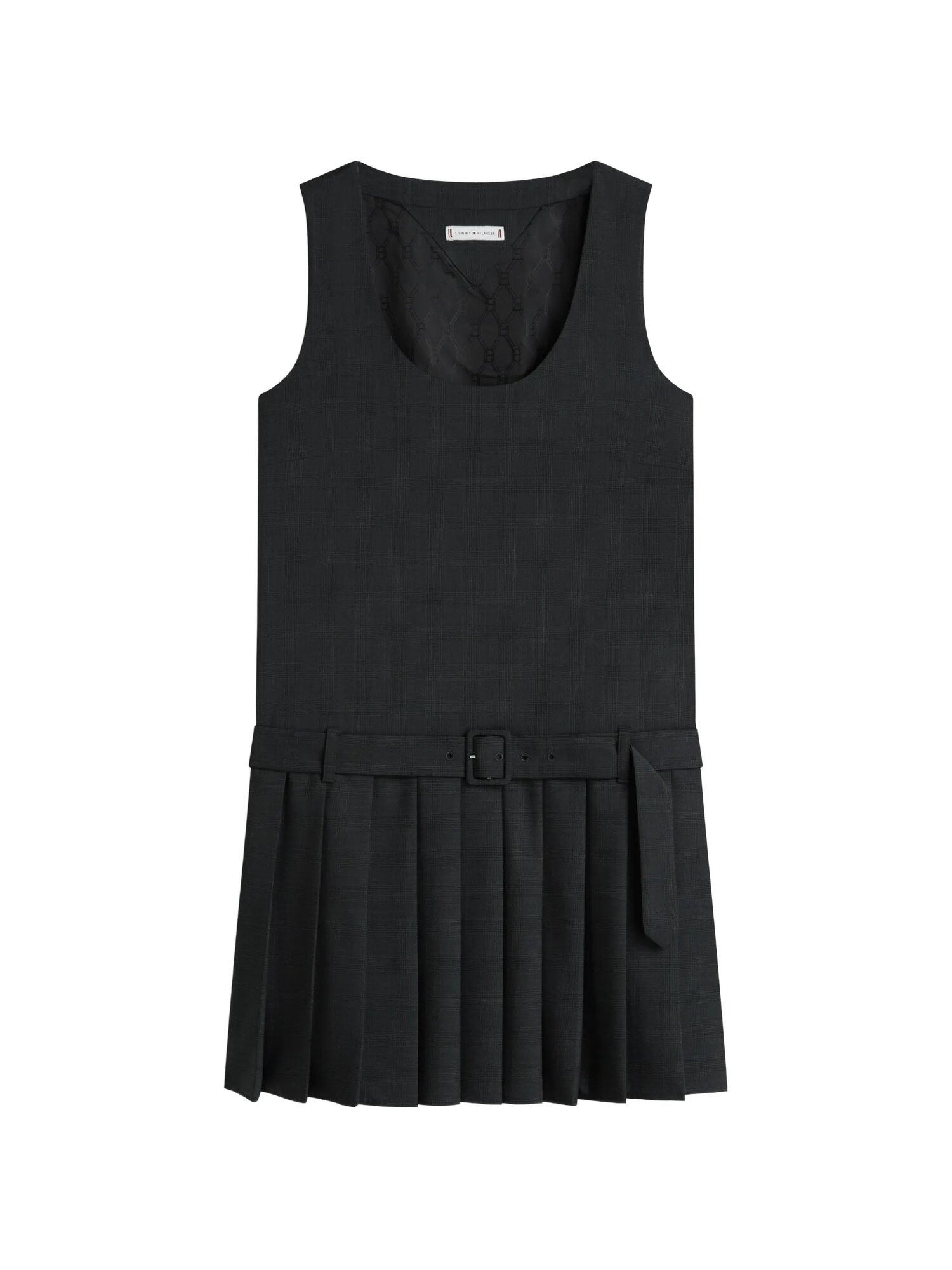 Платье Check pleated dress