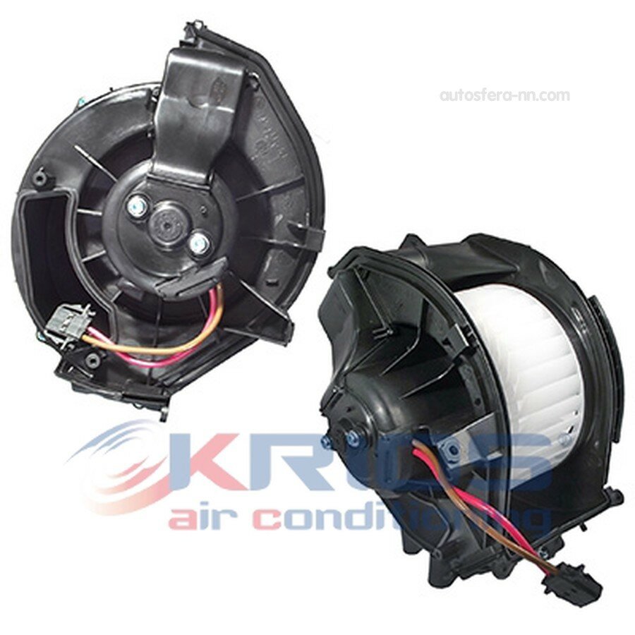 KRIOS K92117 Мотор вентилятор салона Audi A6 04-11, All Road 06-11 Skoda Octavia 04-08