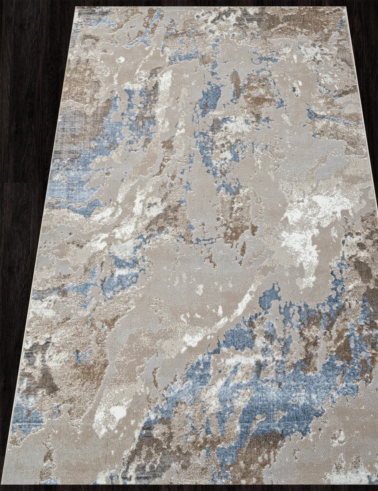 Ковер Современный l.blue / beige 2x4м