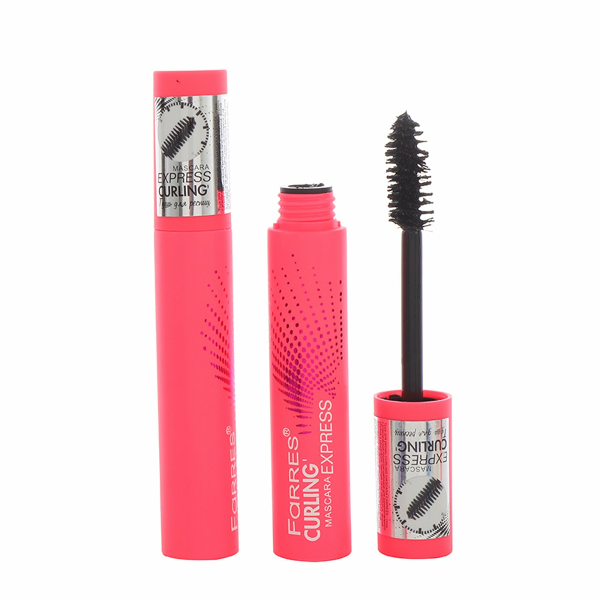 Тушь для ресниц Farres cosmetics Curling Express 6045 тон 4, черная, 12 мл