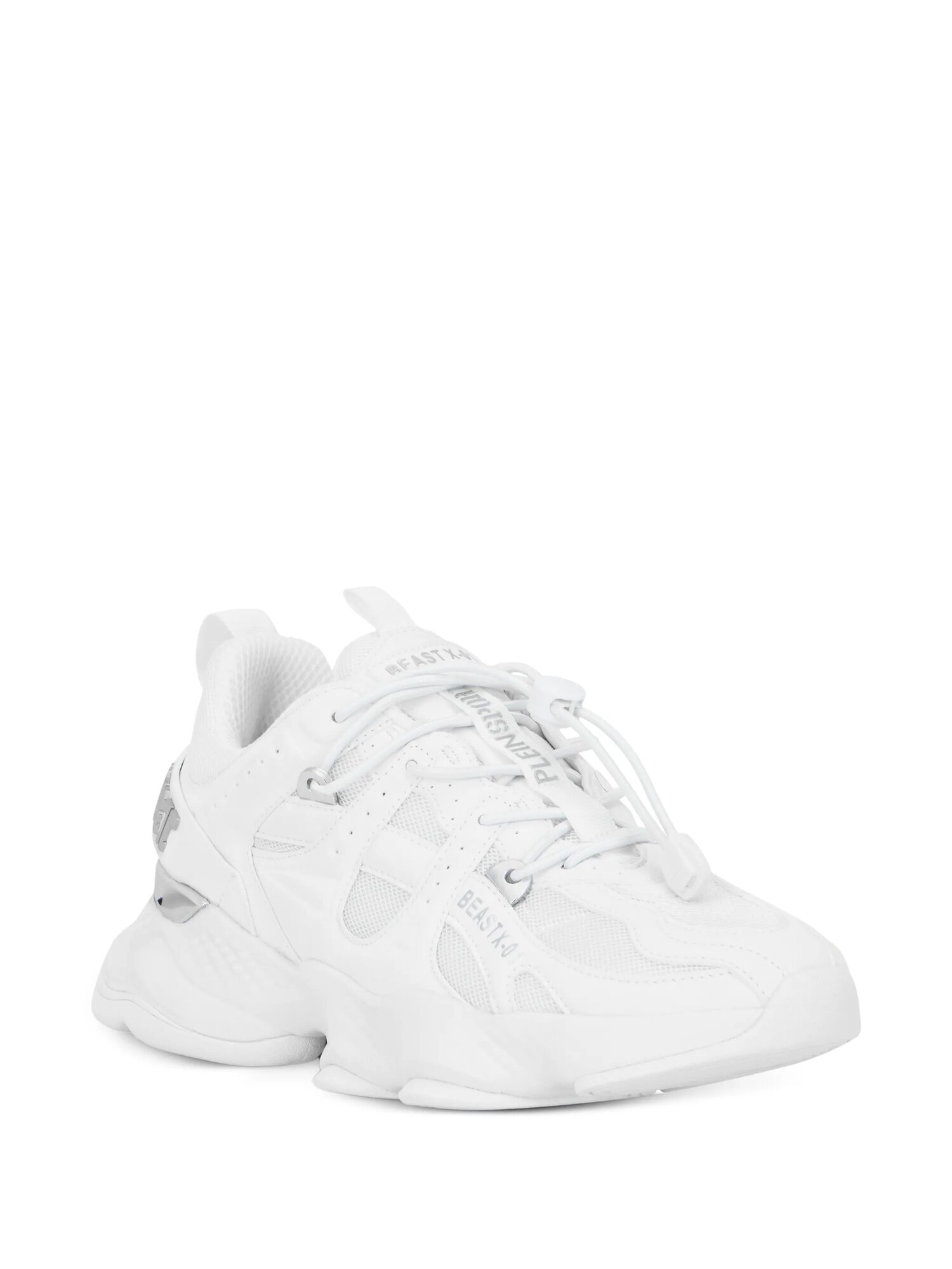 Кроссовки PLEIN SPORT Runner Beast X-01 sneakers, размер 36, white — фото 1