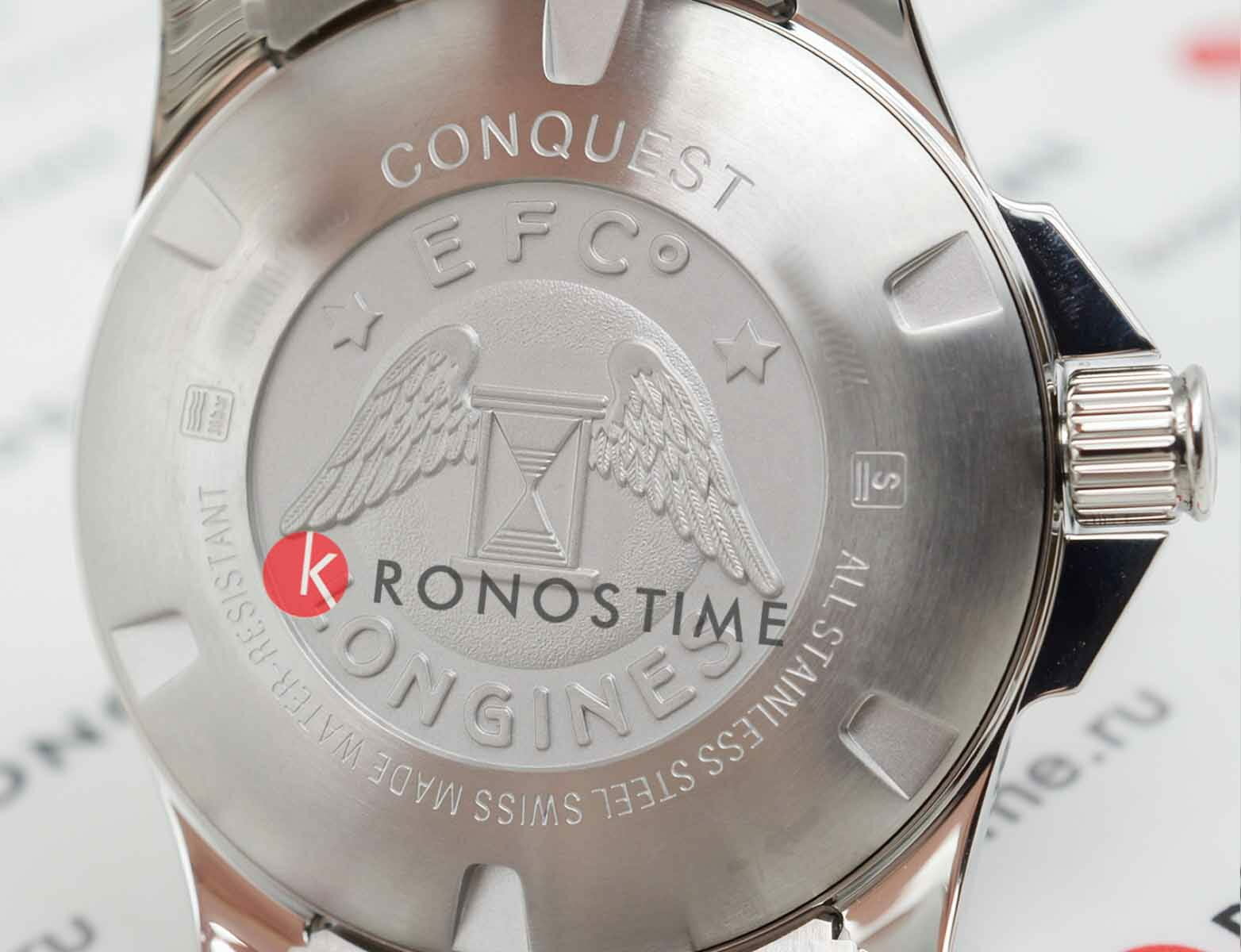 Наручные часы LONGINES Conquest, серебряный — фото 1