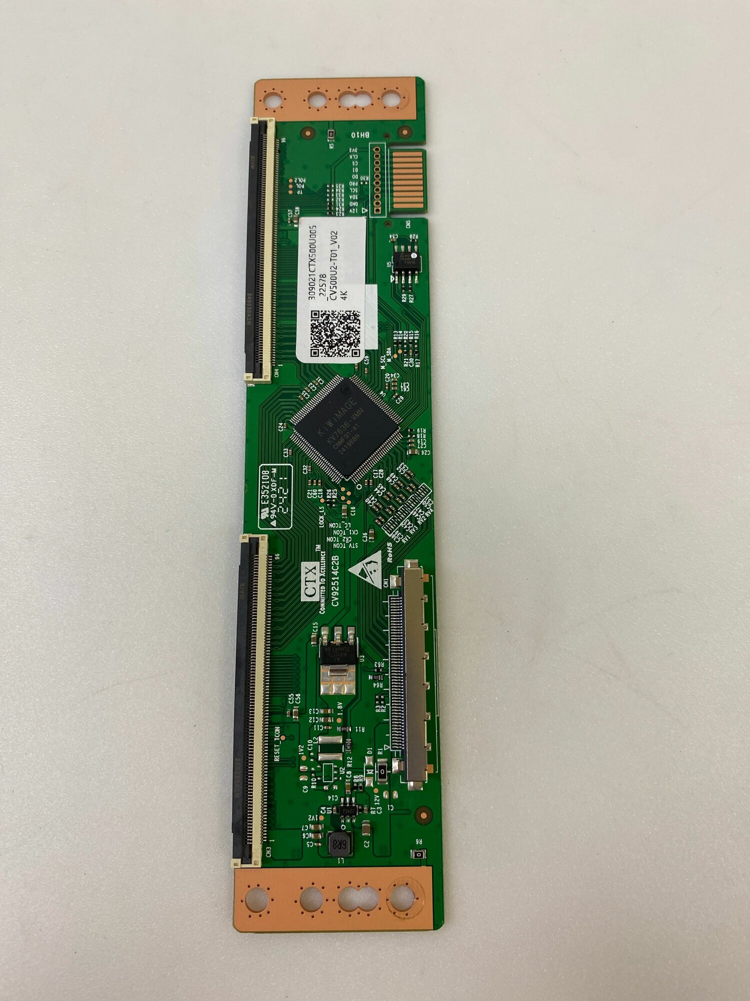 Плата T-Con (CV500U2-T01_V02), для телевизора Sber SDX-50U4139 P: CV500U2-T01