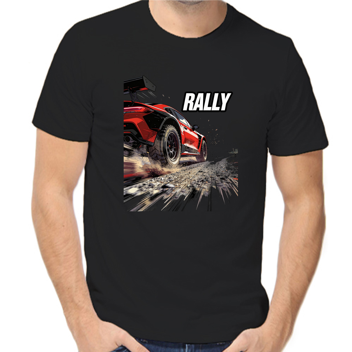 Футболка Ралли, размер (58)4XL, черный