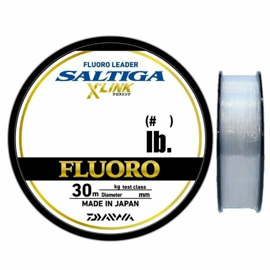 Флюорокарбон Daiwa SALTIGA FLUORO LEADER X'LINK 30m #2.5 10lb 4.5kg 0.260mm