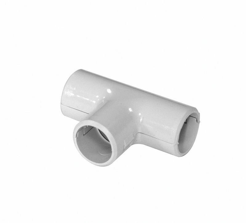 Тройник для жестких труб d16мм TIG-16 ELASTA IEK CTA10D-TIG16-K41-050