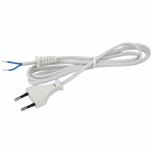 Шнур для бра 1.8м ШВВП 2х0.75 бел. UX-ШВВП-2x0.75-1.8m-W ЭРА Б0051341