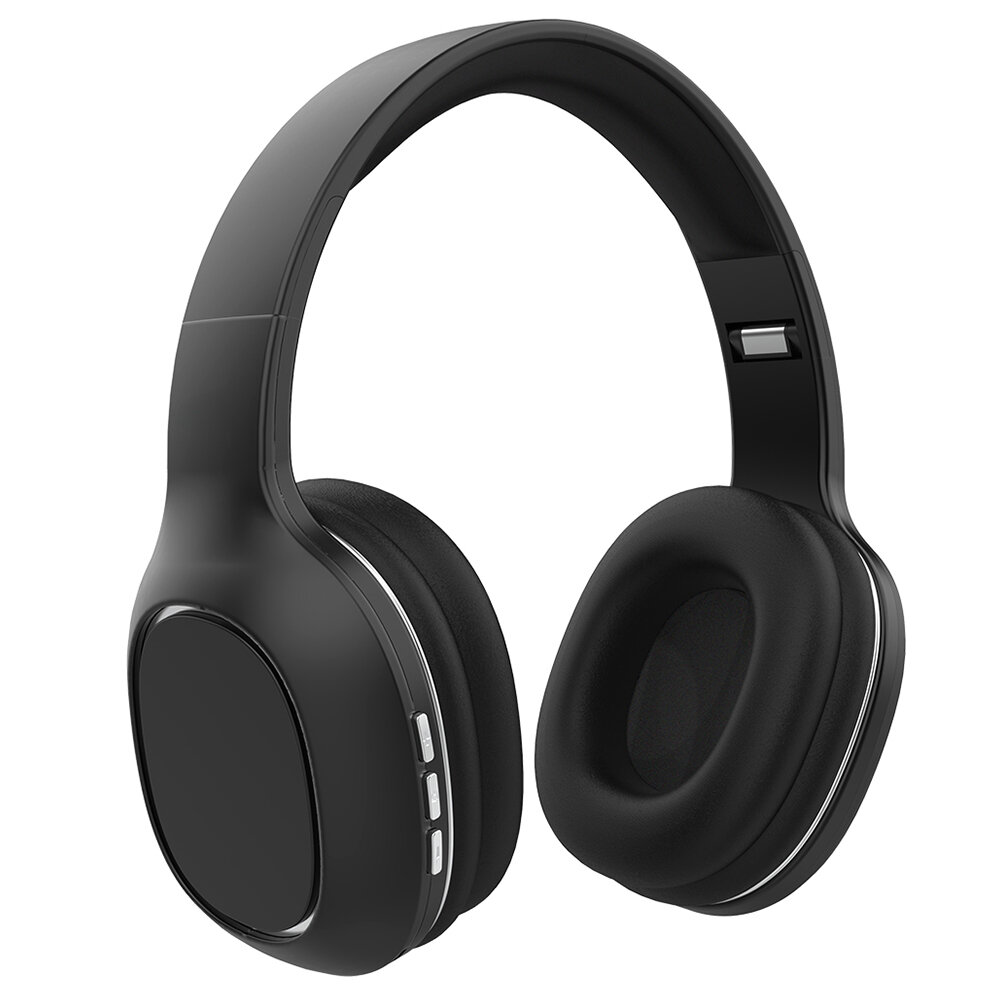 Наушники беспроводные PERO BH04, накладные, полноразмерные, складные, Bluetooth, microSD, черные