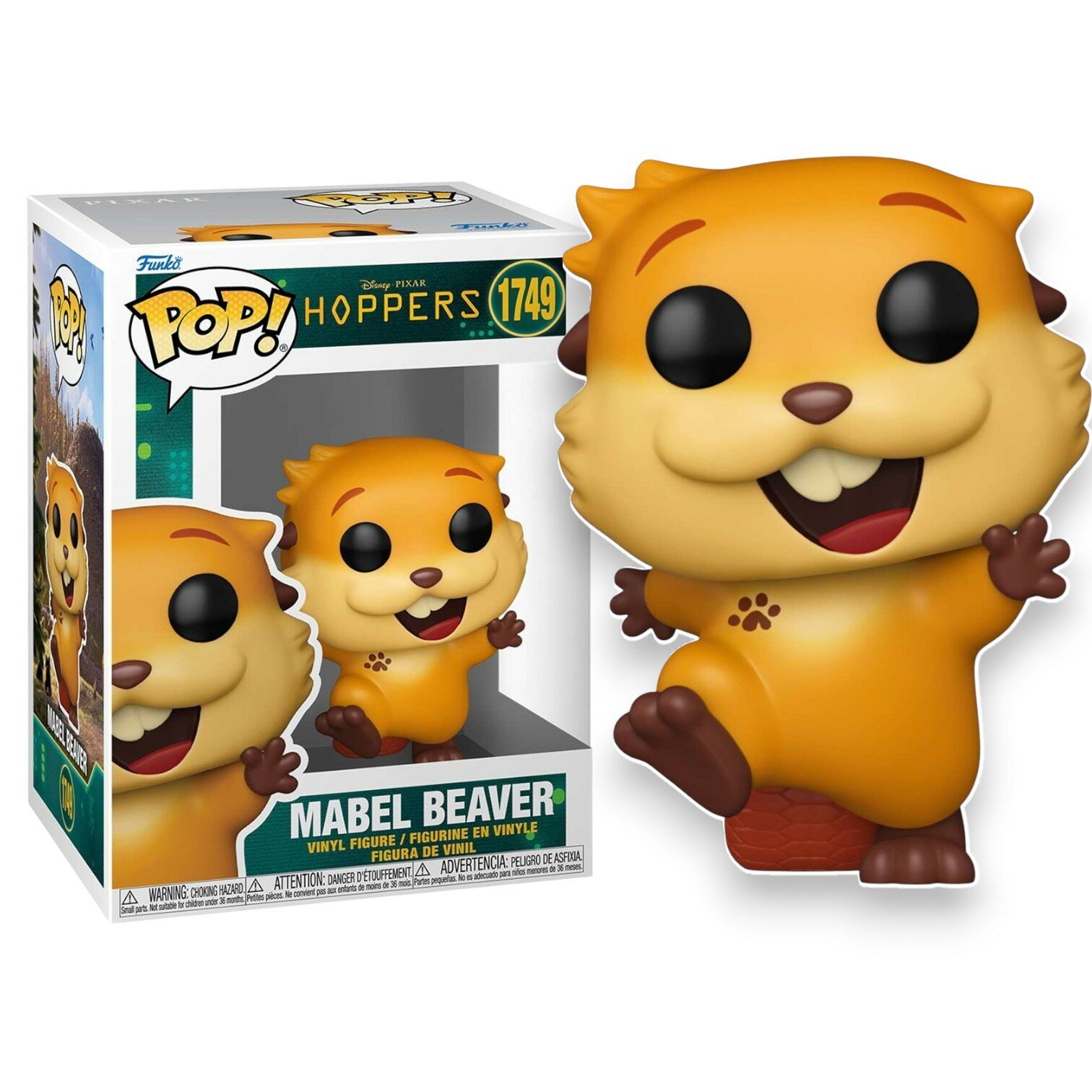 Фигурка Мэйбл Бобер Прыгуны "Hoppers Mabel Beaver" от Funko POP! 1749