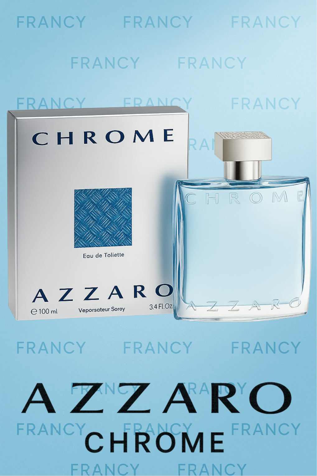 Azzaro Chrome Туалетная Вода 100 мл Оригинал честный знак