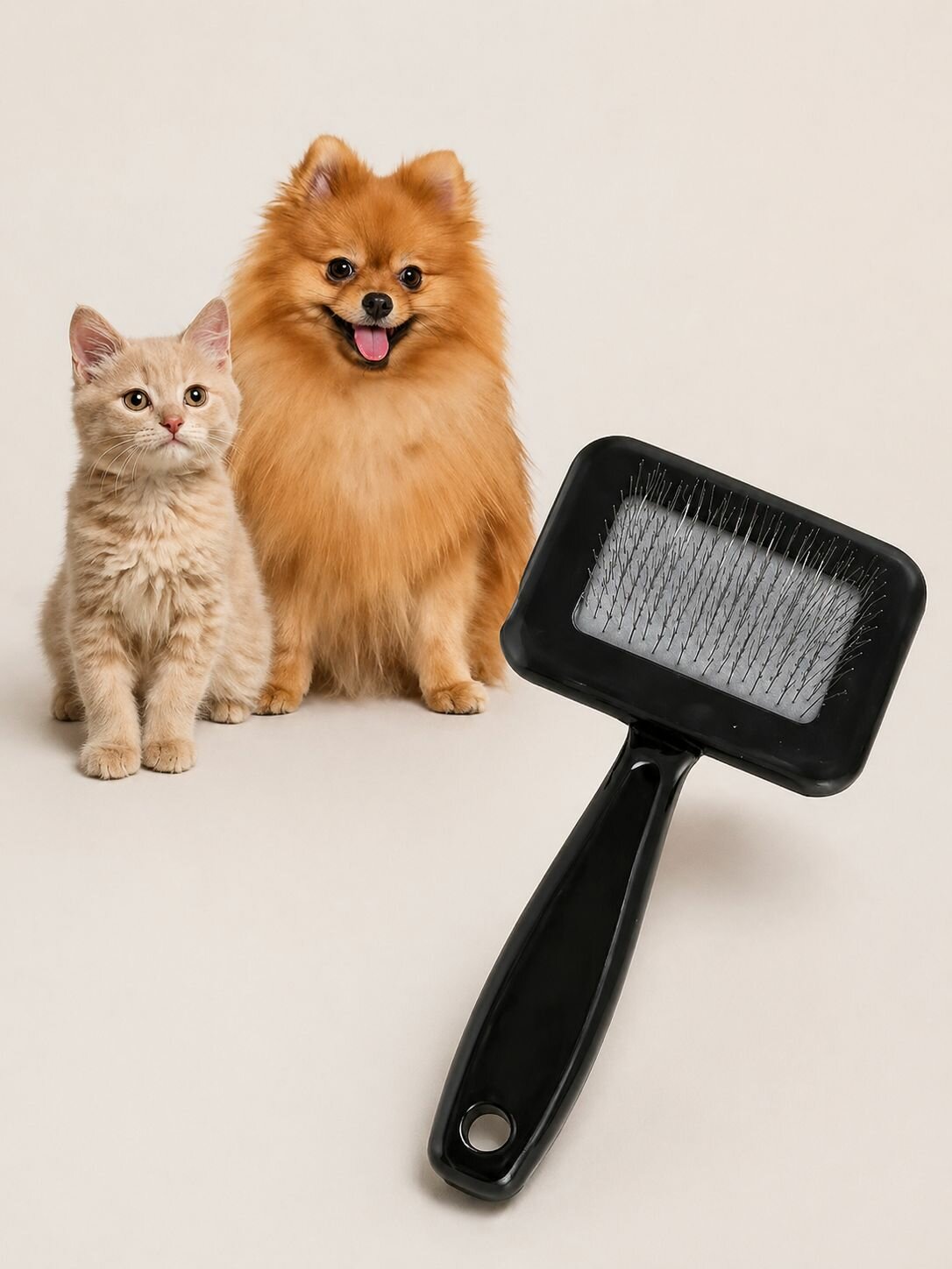 Пуходерка расческа щетка чесалка для груминга и вычесывания Hello Pet