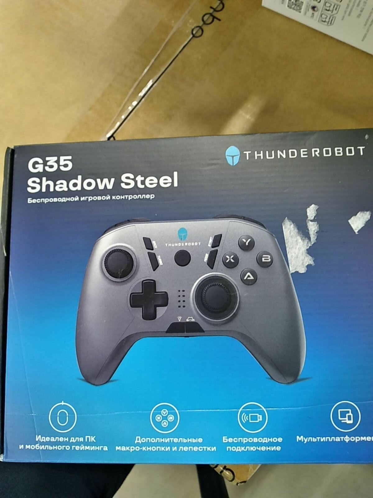 Thunderobot geympad bluetooth provodnoy seryy — фото 1