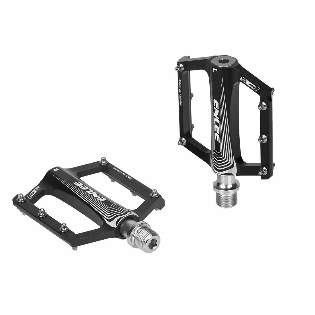 Педали ENLEE из алюминия, N16 black