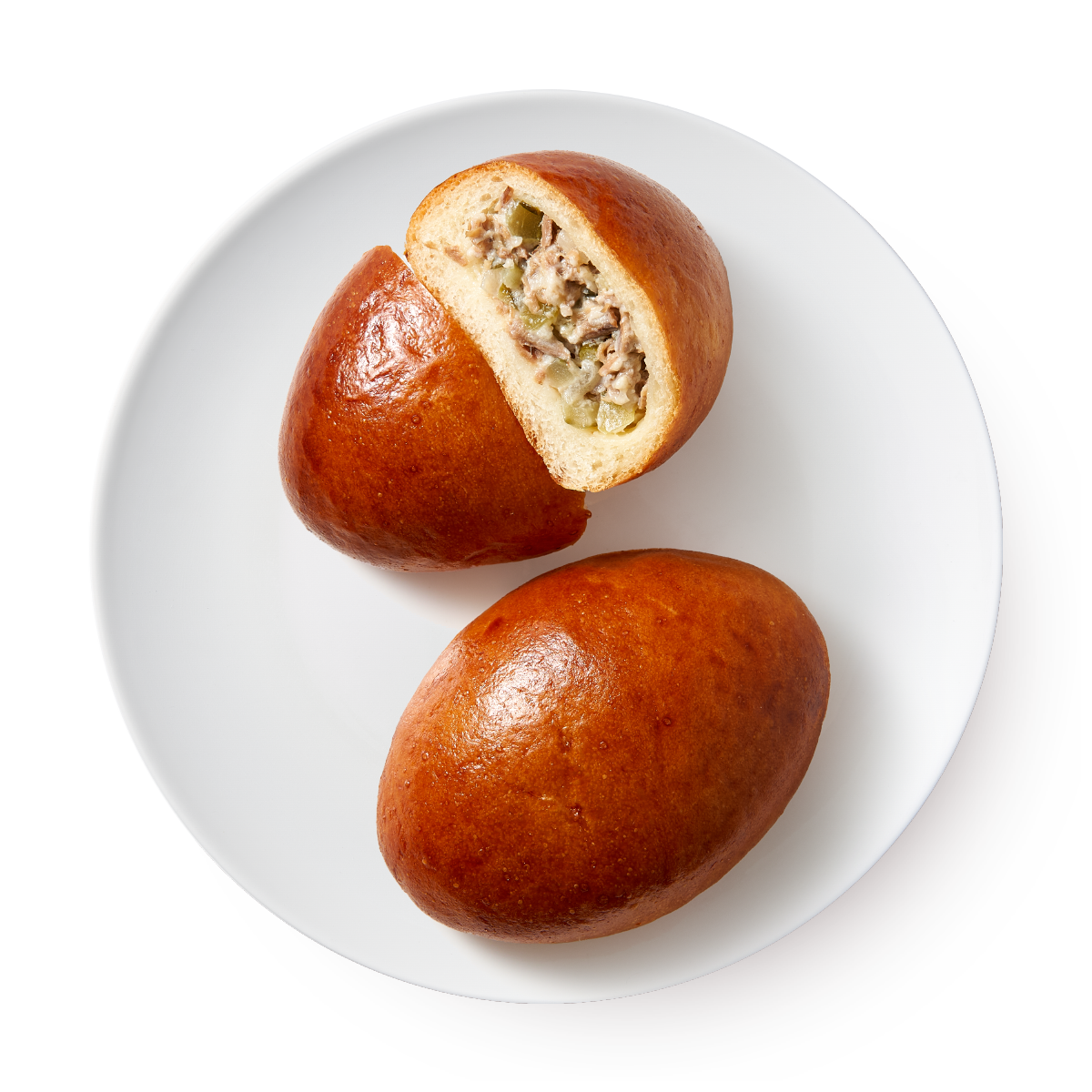 Пирожки с говядиной и солёным огурцом 2 шт.