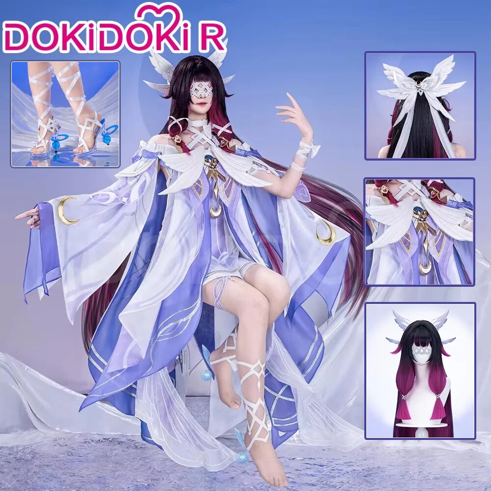 Костюм Колумбины Genshin Impact DokiDoki-R L, Costume Set, IN STOCK