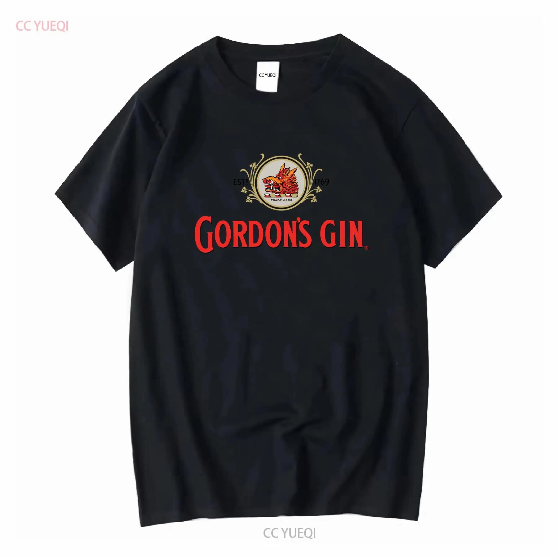 Черная футболка Gordon's Gin XXL