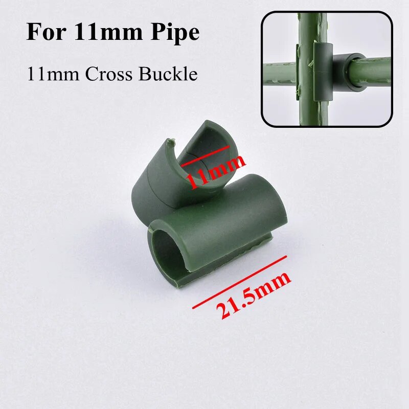 Пластиковые опоры для растений 360° 8/11/16/20 мм 10PCS, A Buckle-11mm