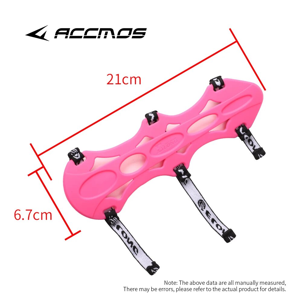 Розовые накладки на рукоятку лука ACCMOS 21x6.7 см