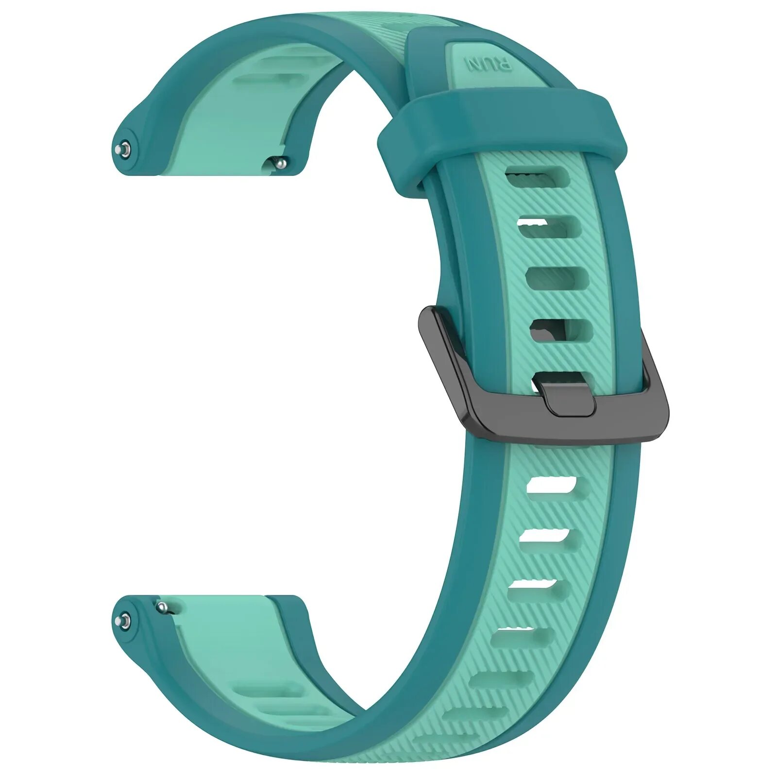Силиконовый ремешок Garmin Forerunner 165/165 Music, 2 dark light green