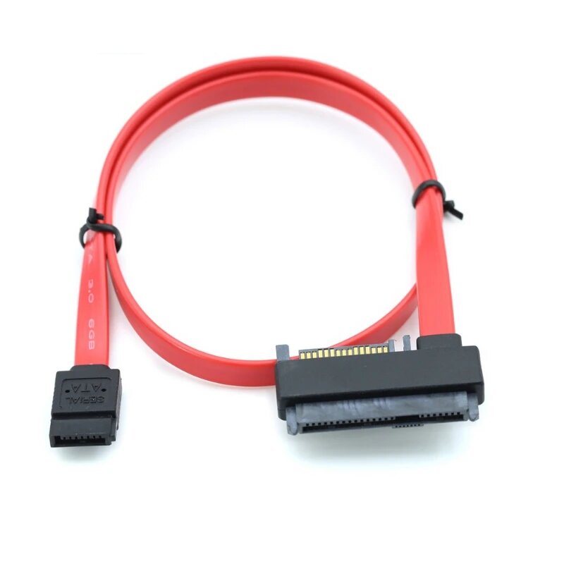 Кабель SFF-8482 SAS на SATA 0,5 м красный