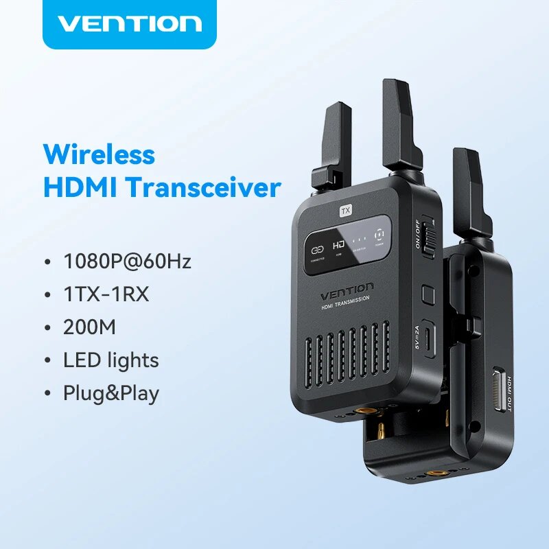 Беспроводной HDMI-удлинитель Vention 200М
