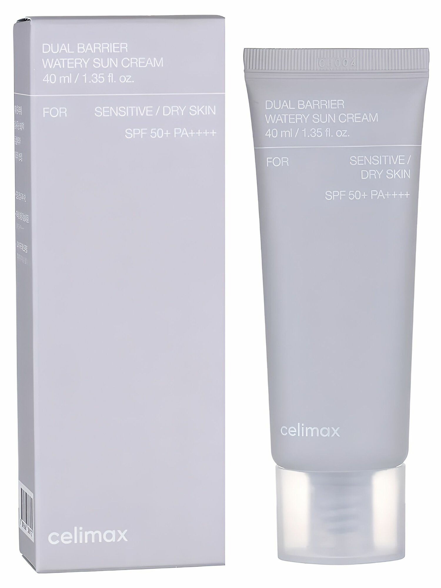 CELIMAX Солнцезащитный крем для лица с комплексом церамидов Dual Barrier Watery Sun Cream 40мл