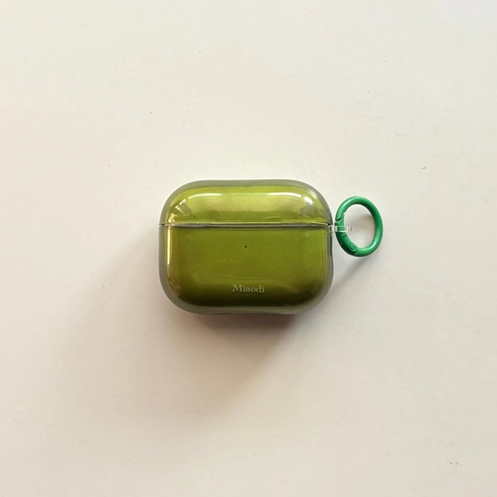 Чехол для AirPods Pro 3, dark green