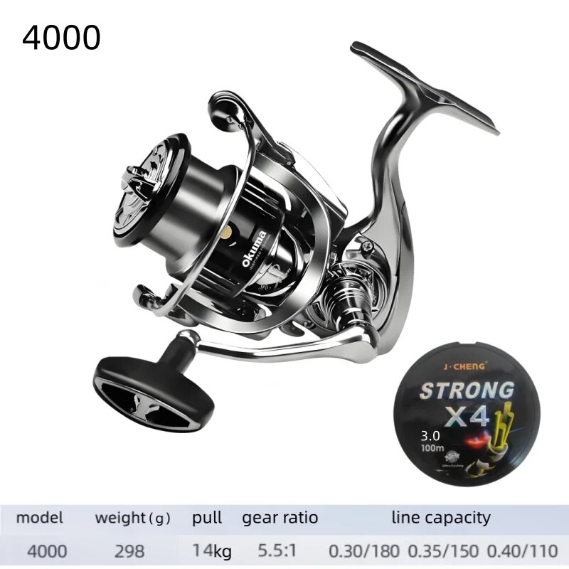 Okuma SW безынерционная катушка для спиннинга SW4000