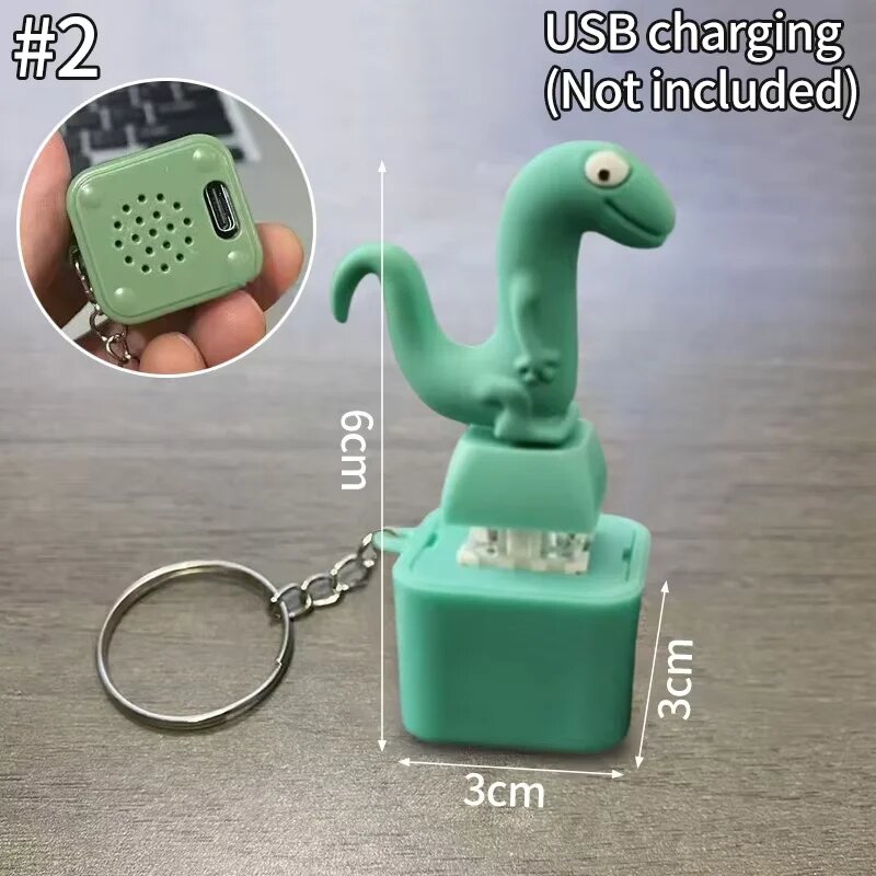 Антистресс-брелок Динозавр, Lizard A, 6cm