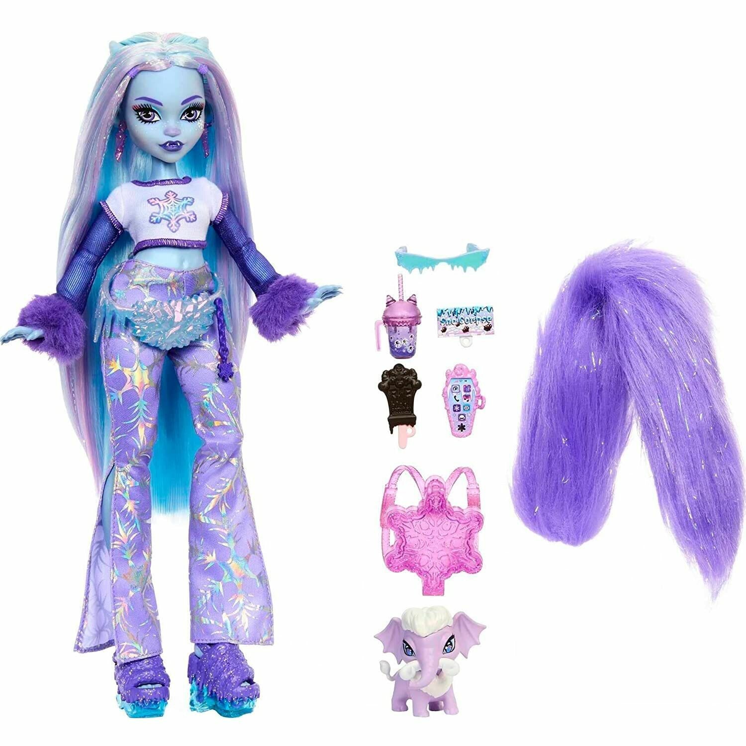 Кукла Abbey Bominable с питомцем Monster High, HNF64