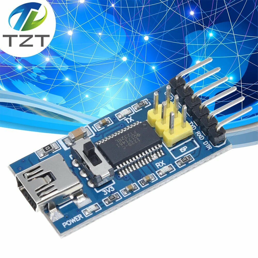 TZT FTDI FT232RL USB-TTL Адаптер для Arduino