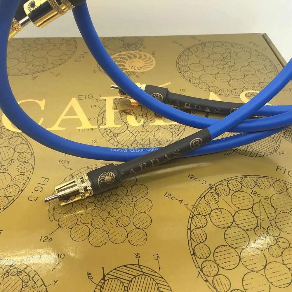 Cardas RCA кабель 1 м, прозрачный
