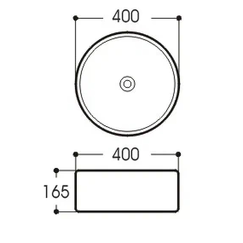 Раковина накладная AQUATEK AQ5118-00 белый