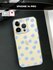 Силиконовый чехол на Apple iPhone 14 Pro / Айфон 14 Про с принтом Фон в горошек