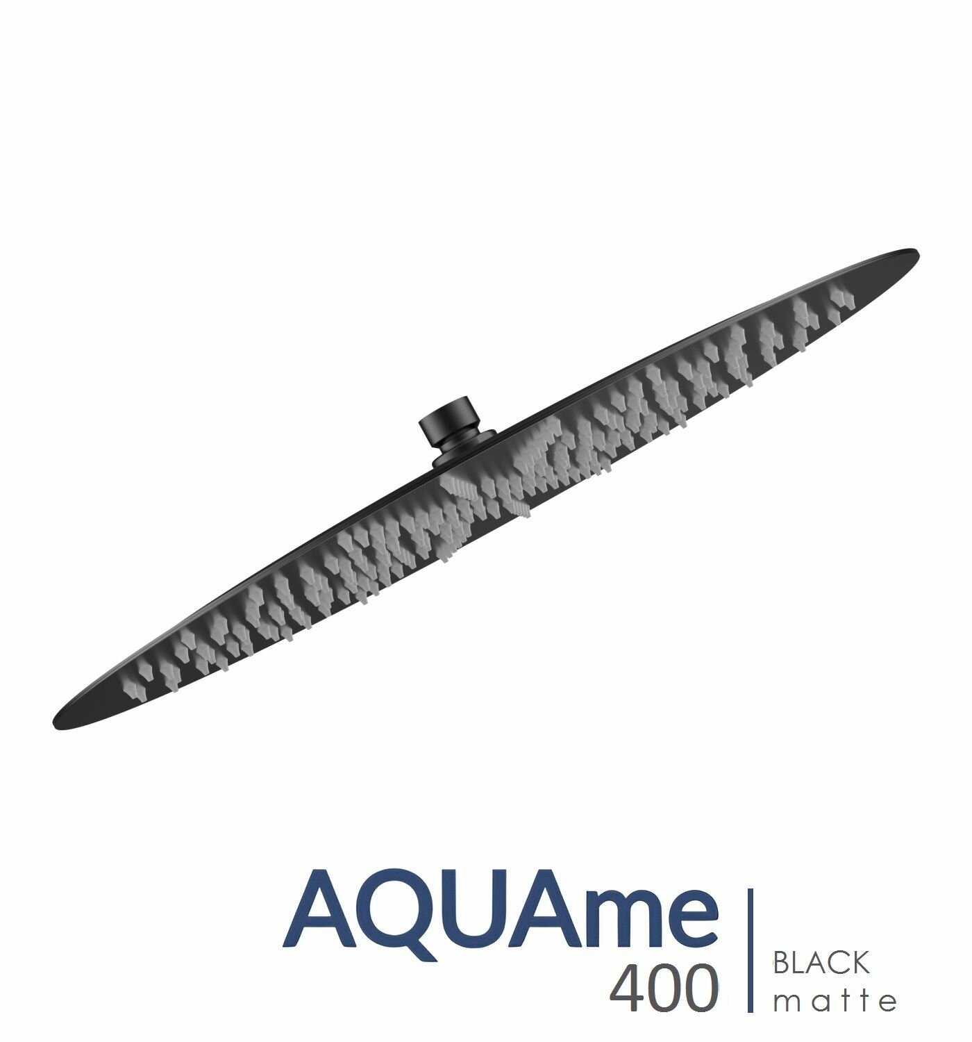 Тропический душ лейка AQUAme 400 матовый черный AQM8606MB