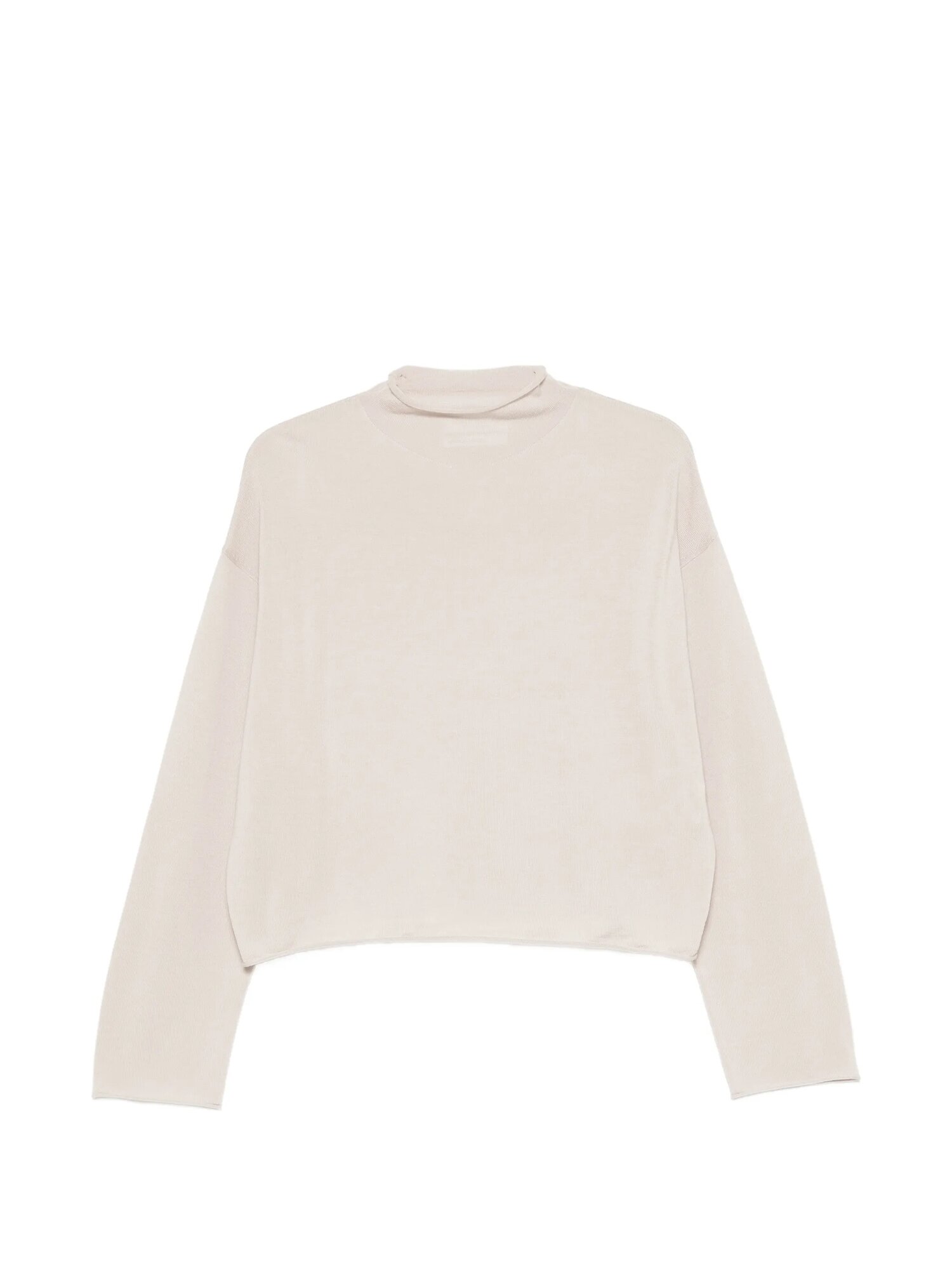 Свитер High-neck fine-knit sweater