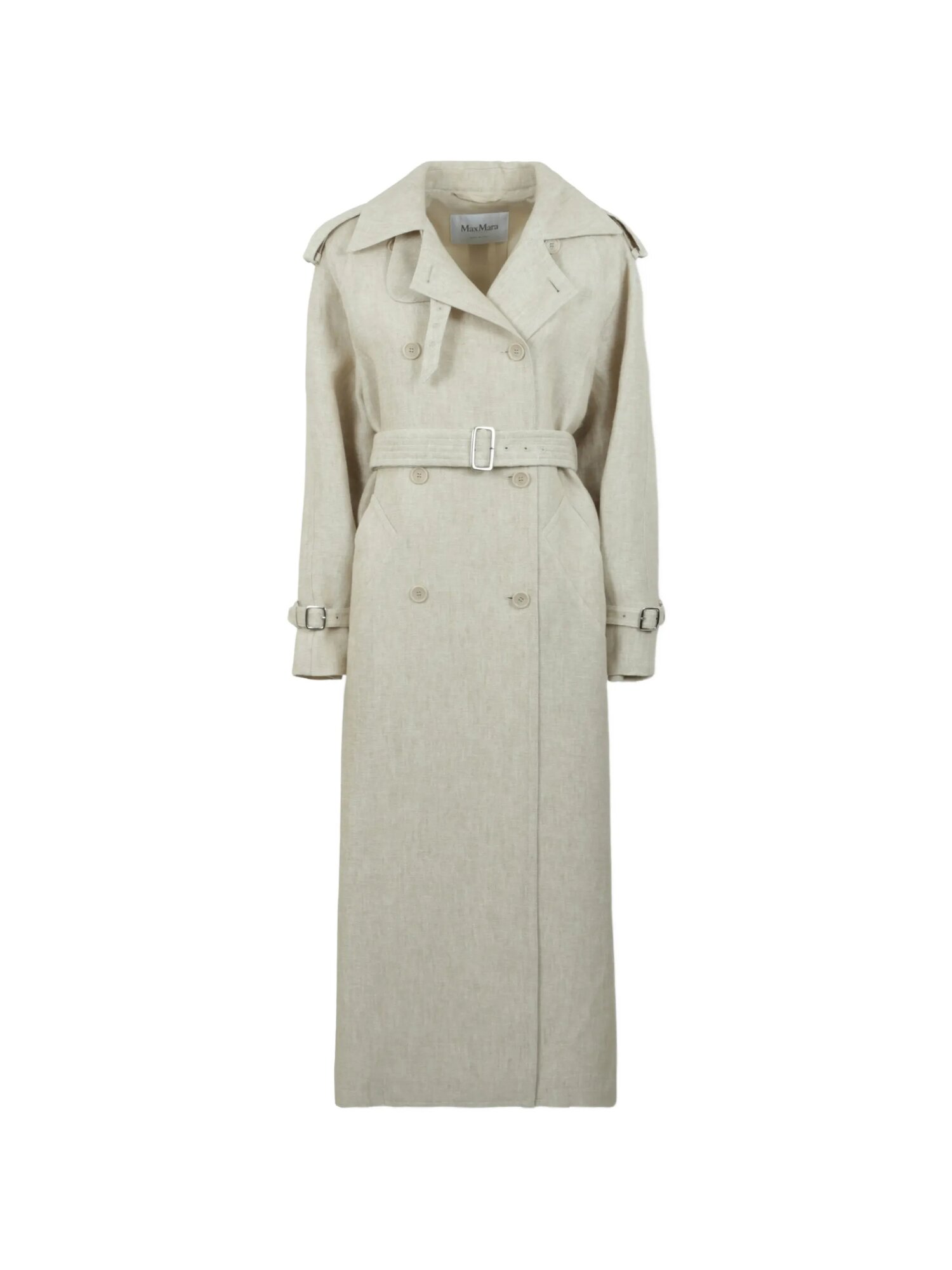 Пальто Double-breasted belted coat