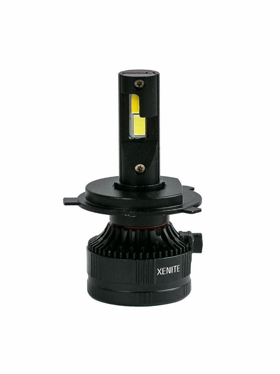 Лампы светодиодные MC-5 H4/H19, 3-цветные, 10000Lm, 12V, 50W, XENITE 1009724 (2 штуки)