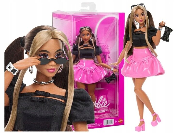 Кукла Mattel Barbie Deluxe Style - Кукла в ярко-розовом наряде № 16 - Барби JJN74
