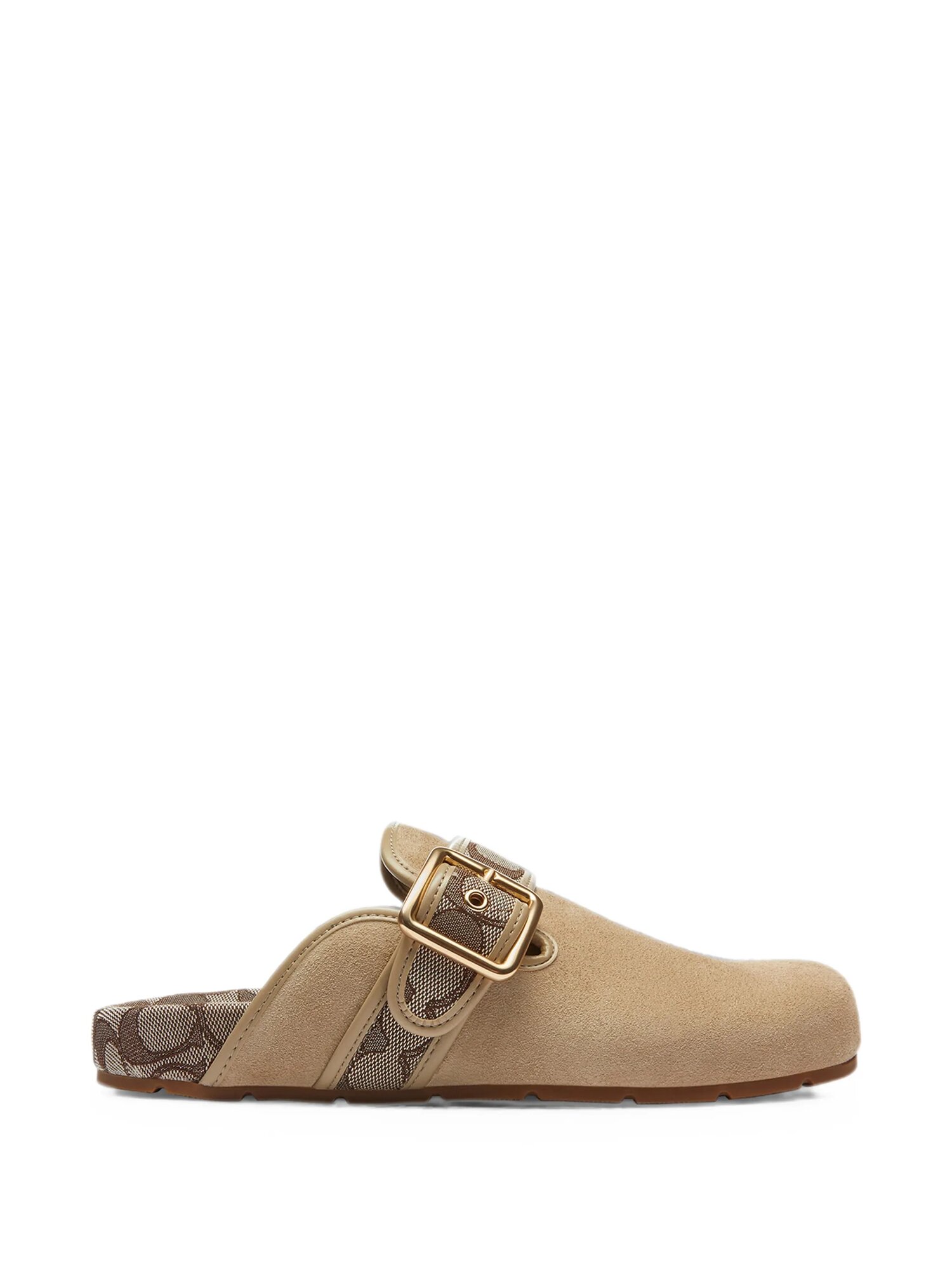 Мюли Monogram-pattern buckle-fastening mules