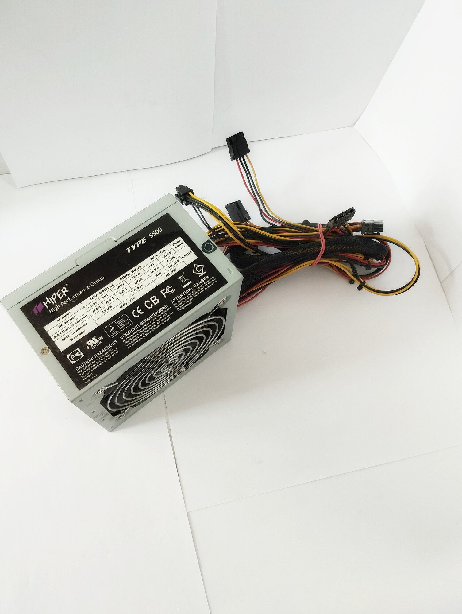 Блок питания Hiper Type S500 550W 24+4+6pin