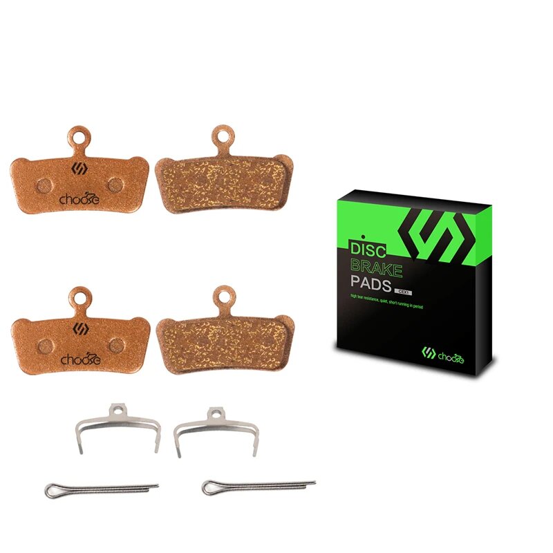 Тормозные колодки Chooee для SRAM Guide RSC/RS/Avid XO E7 E9 Trail 4 Коричневый, Polymetallic