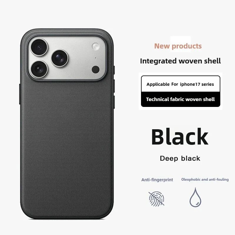 Чехол из тканого материала с оригинальной технологией для iPhone 17, 16, 15, 14, 13, 12 Pro Max, 11. магнитный защитный чехол для MagSafe