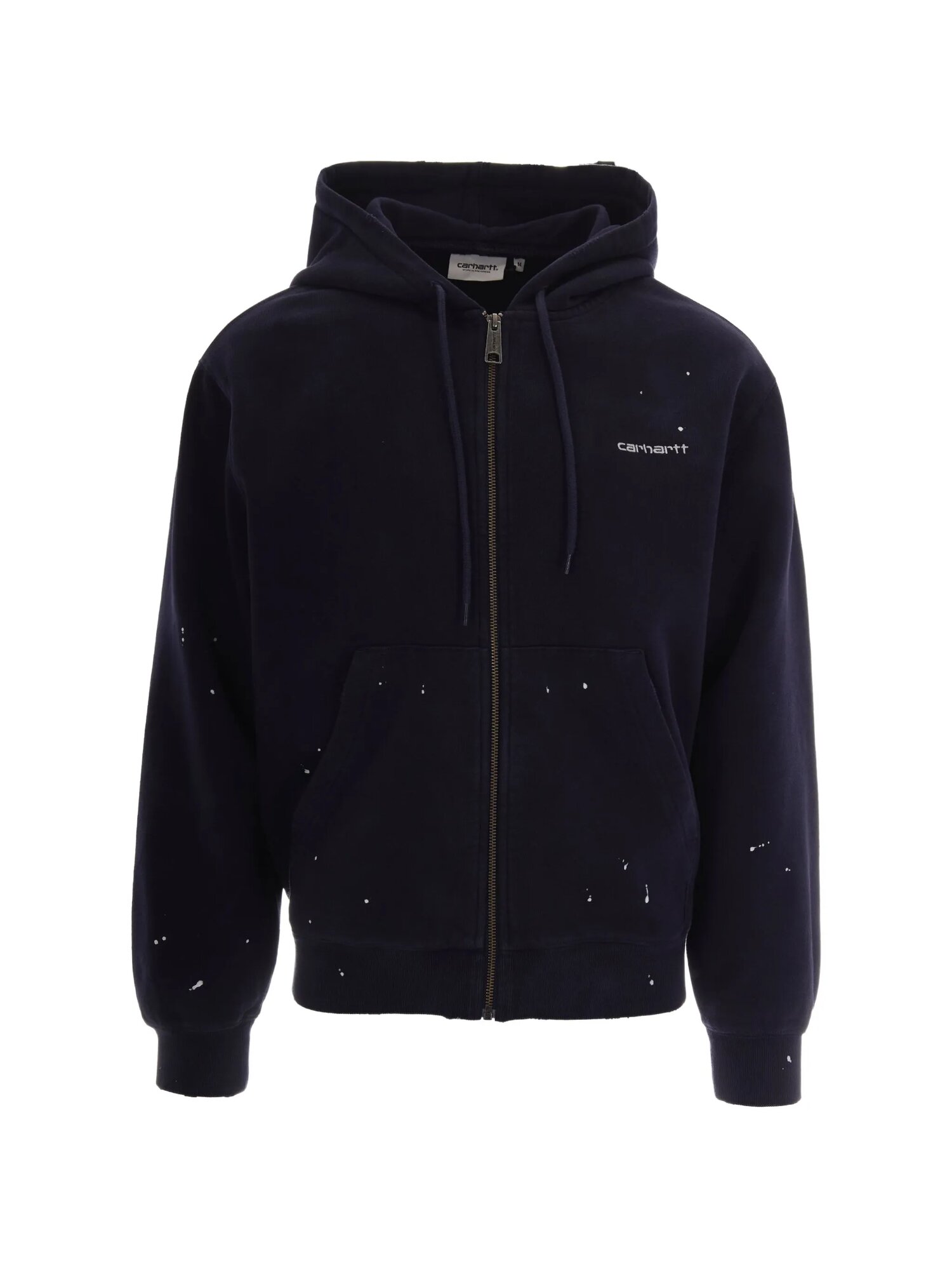 Худи Paint-splatter logo-embroidered hoodie