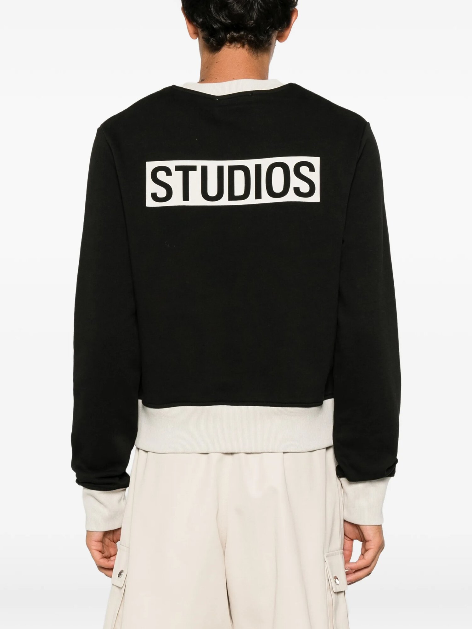 Толстовка Entire Studios Logo-print panelled sweatshirt, размер 46 — фото 1