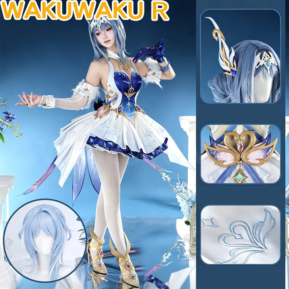Костюм Одетт для косплея Genshin Impact WakuWaku-R Snezhnaya M