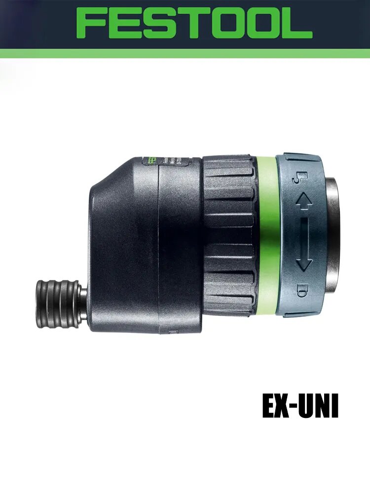 FESTOOL 205223 EX-UNI эксцентриковый адаптер для бит 1/4", прочный, долговечный, с фиксатором